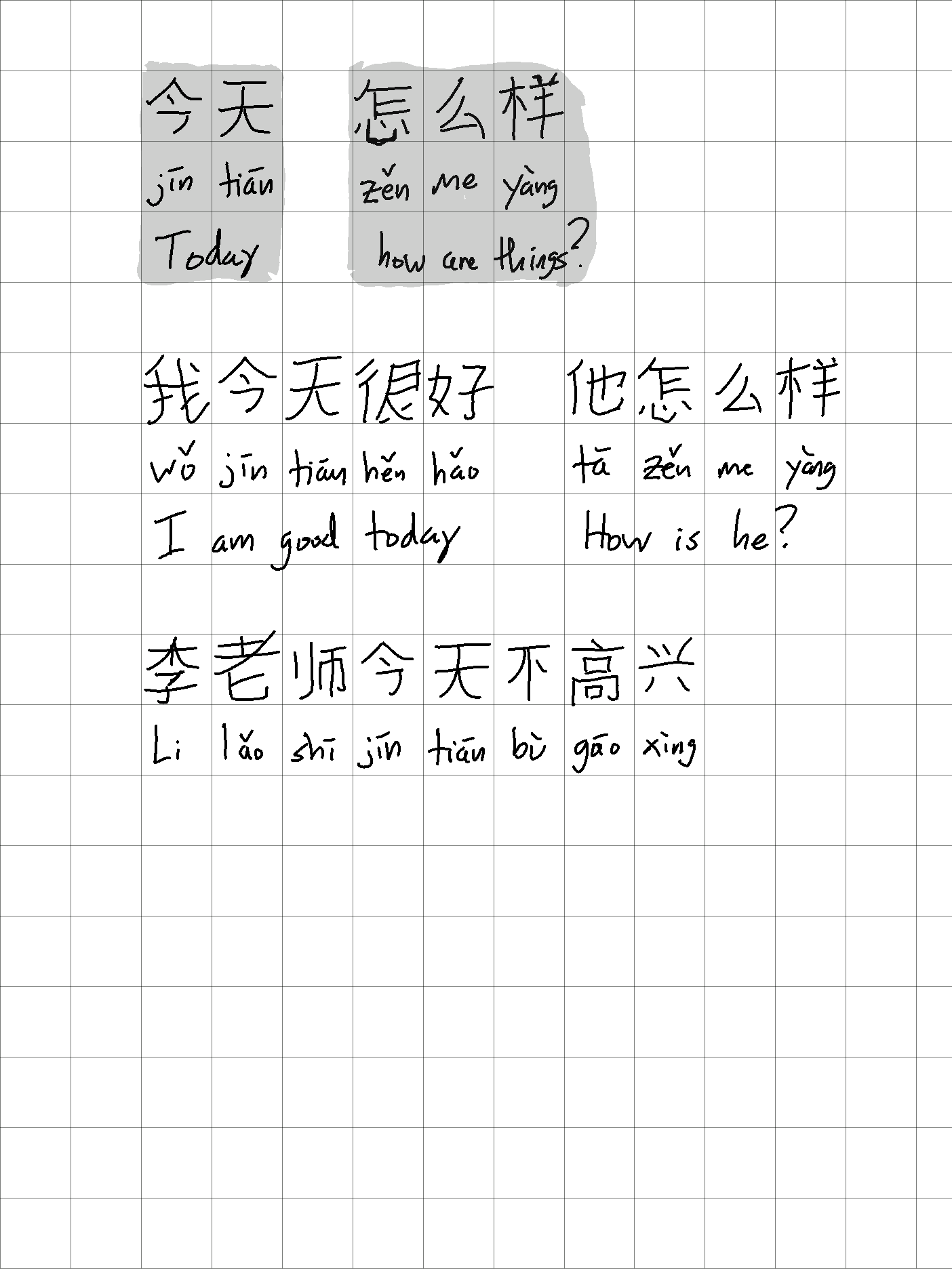 Learning Mandarin by Writing Everything | Work Hard, Span Easy